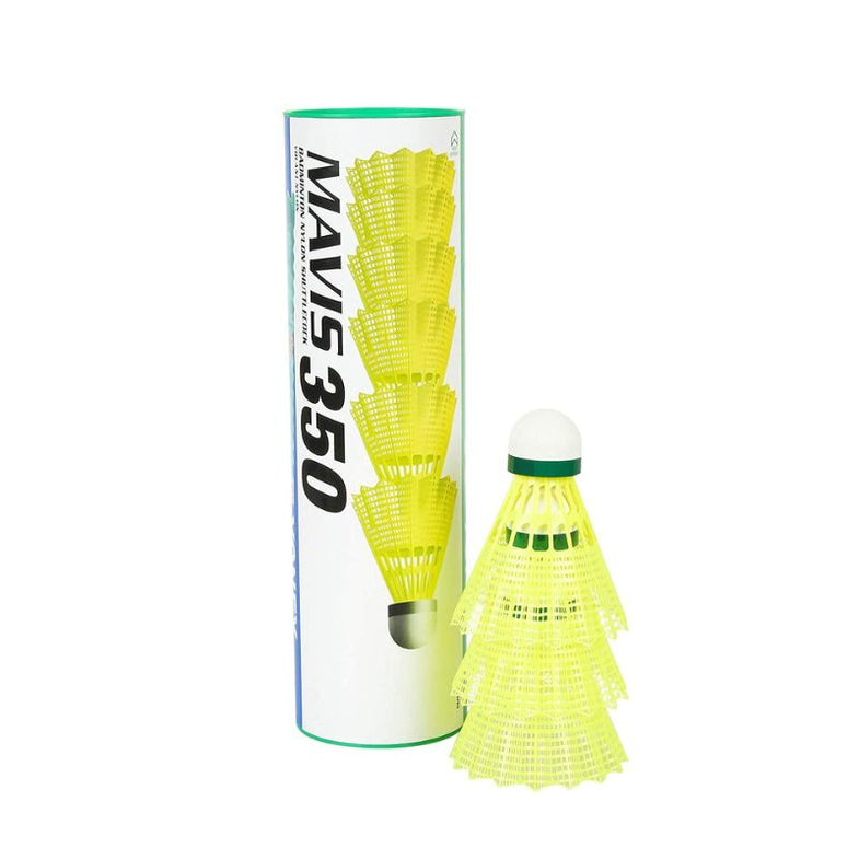 Yonex Mavis 350 Nylon Shuttlecock - Yellow (Pack of 6) – Sonu Sports